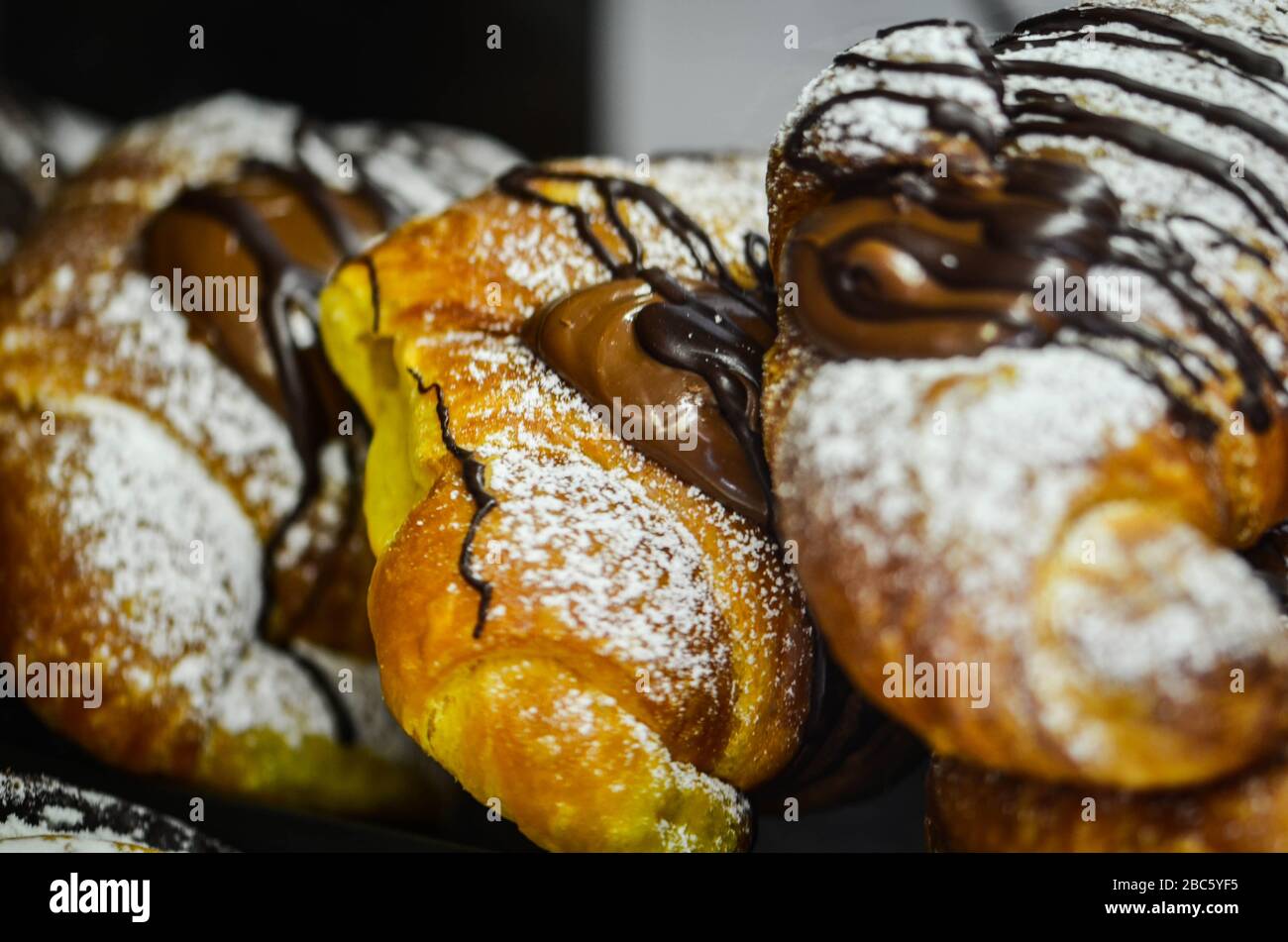 delicious italian pastry & mini cakes Stock Photo - Alamy