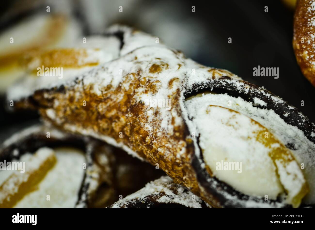delicious italian pastry & mini cakes Stock Photo - Alamy