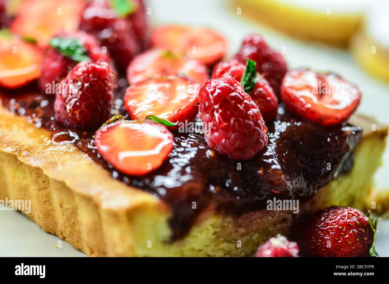 delicious italian pastry & mini cakes Stock Photo - Alamy