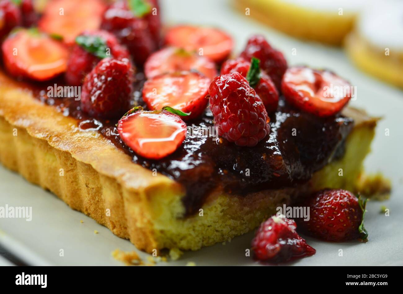 delicious italian pastry & mini cakes Stock Photo - Alamy