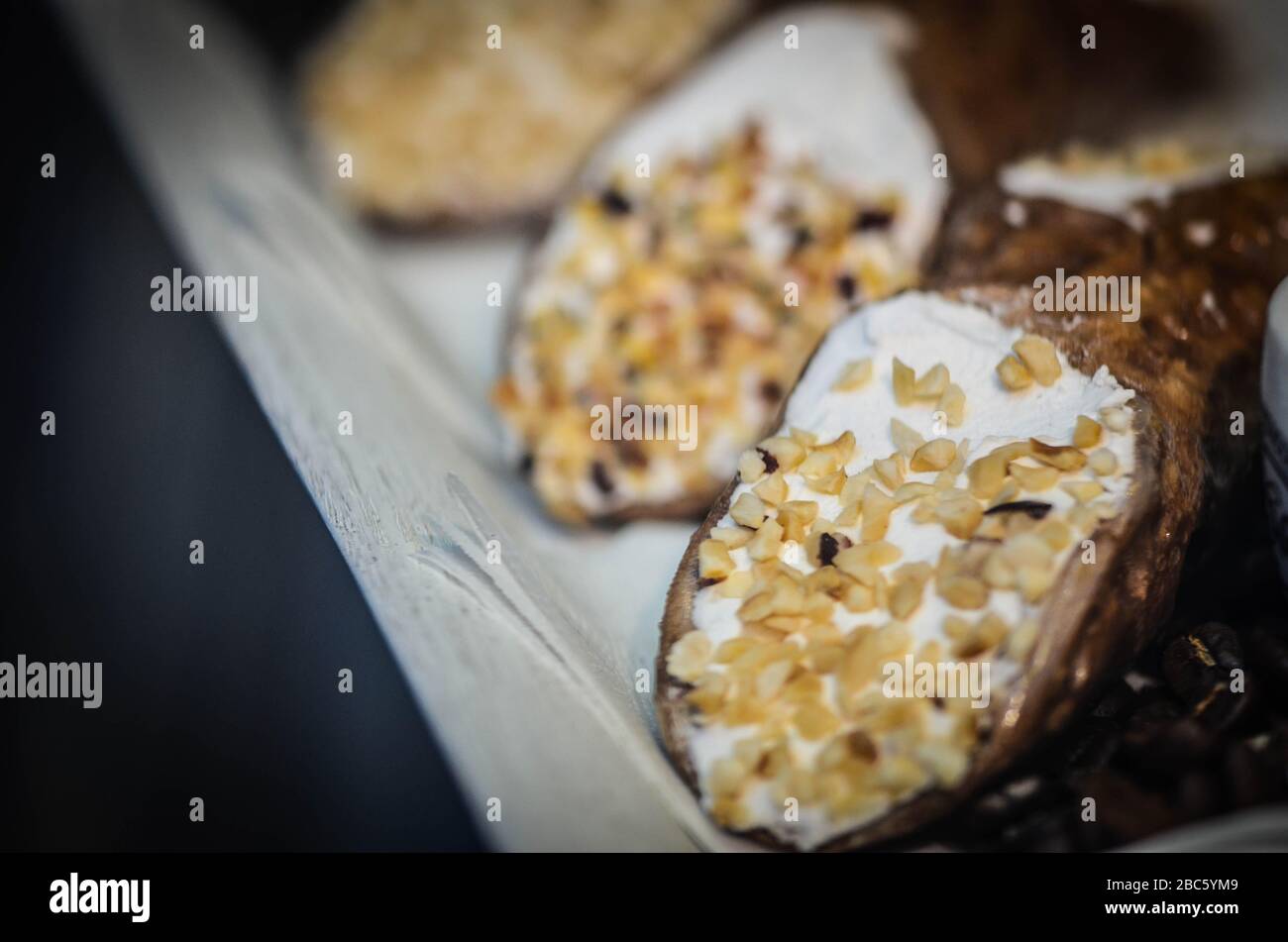 delicious italian pastry & mini cakes Stock Photo - Alamy