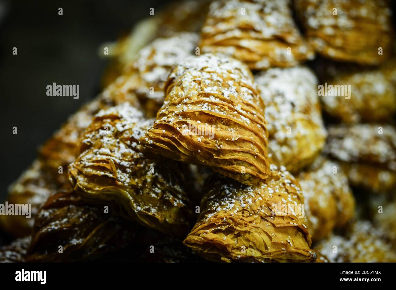 delicious italian pastry & mini cakes Stock Photo - Alamy