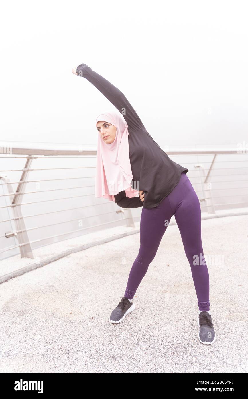Hand up and bending to the right stock photo Stock Photo - Alamy