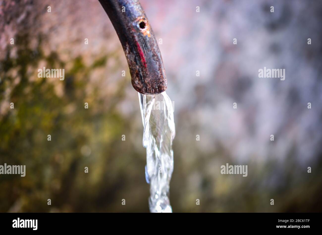 water source close up view Stock Photo - Alamy