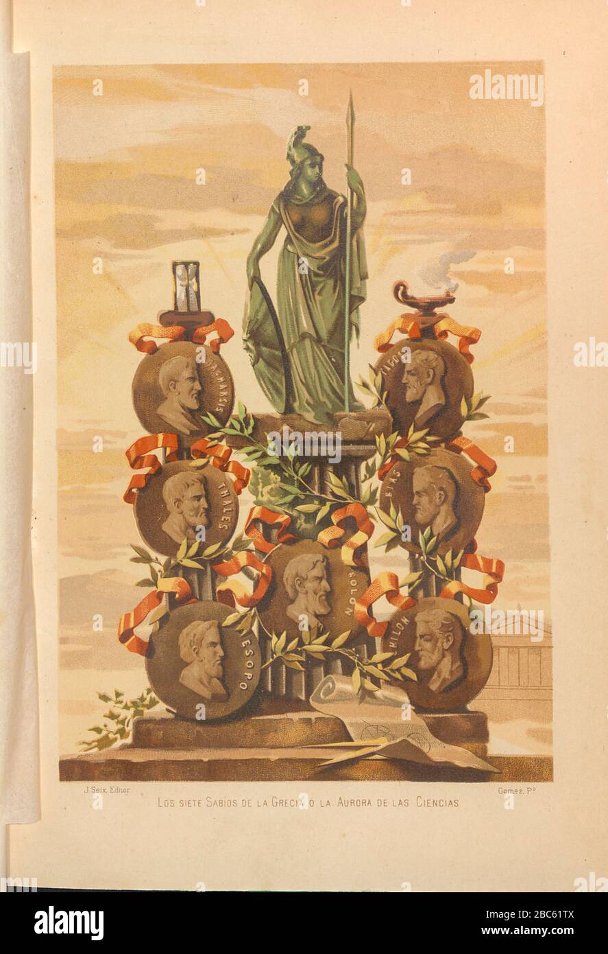 Ancient science Hall of fame. The seven wise men of Greece or the dawn ...