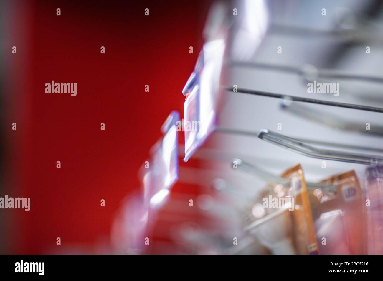 Price tags on in a super market Stock Photo - Alamy