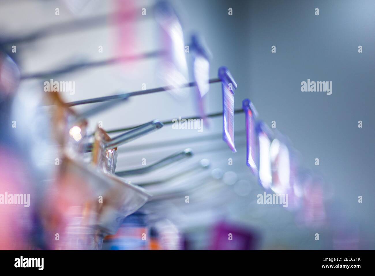 Price tags on in a super market Stock Photo - Alamy