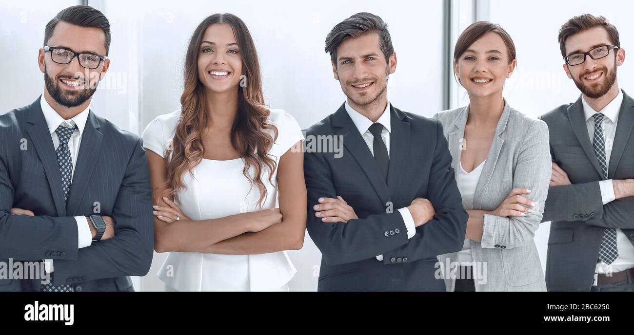 professional business team standing together in the office Stock Photo ...