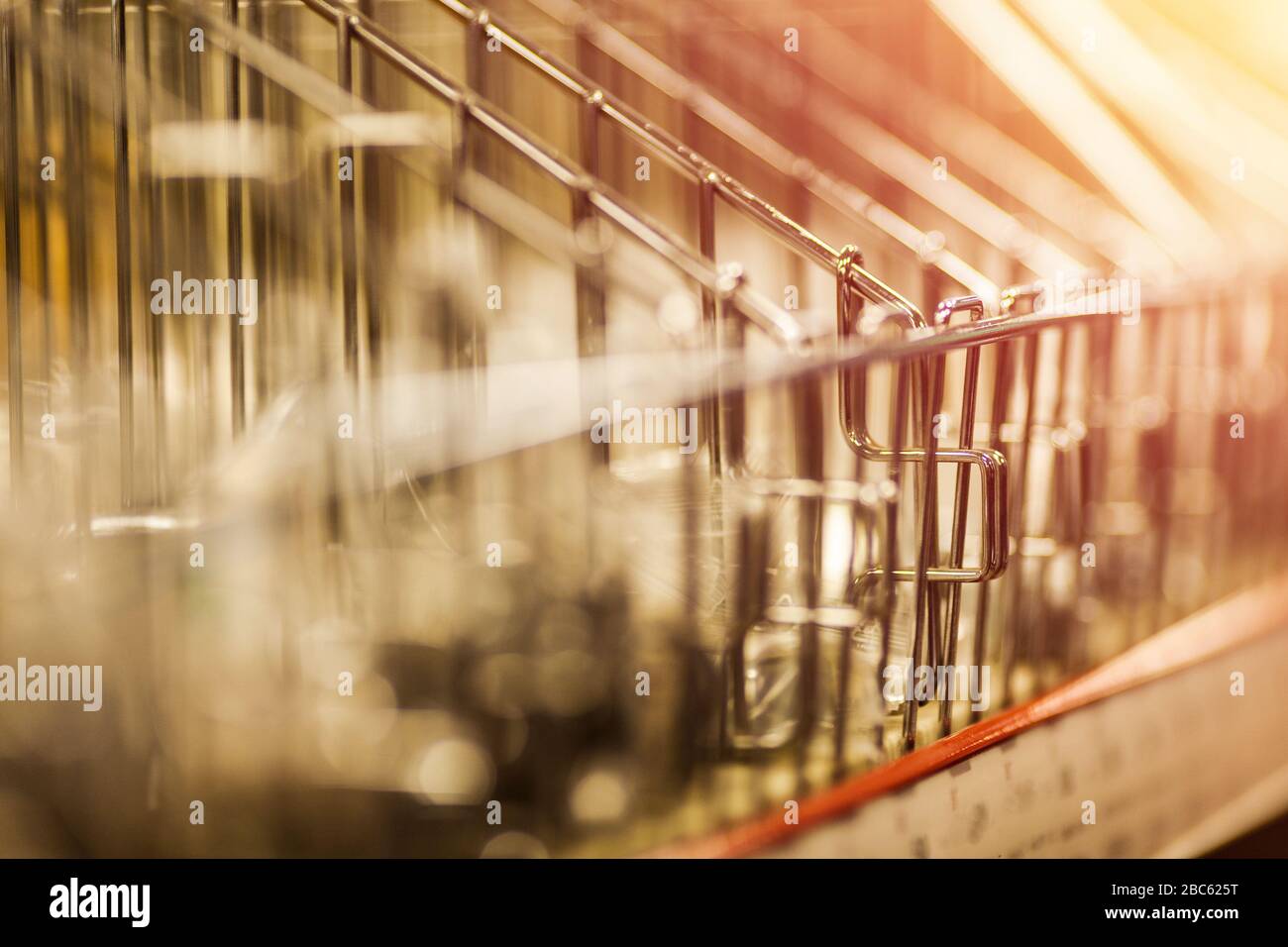 Plumbing products shelves in hardware store Stock Photo - Alamy