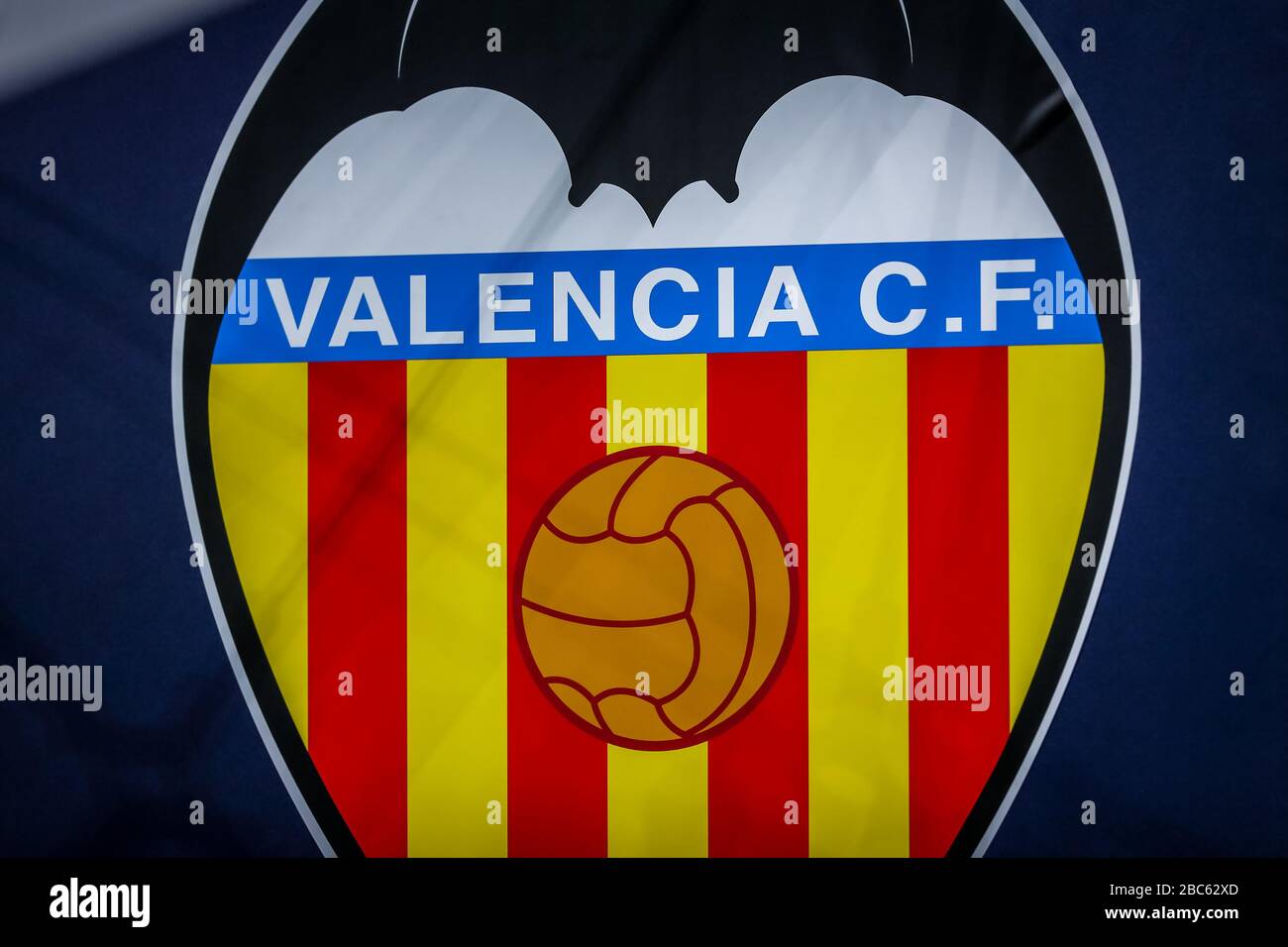 Valencia CF brand during soccer season 2019/20 symbolic images - Photo ...
