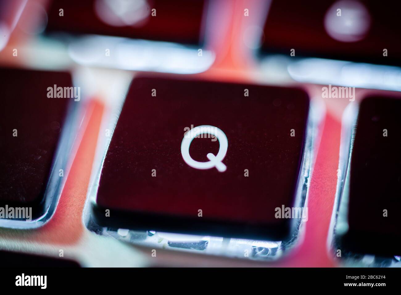Keyboard of q hi-res stock photography and images - Alamy