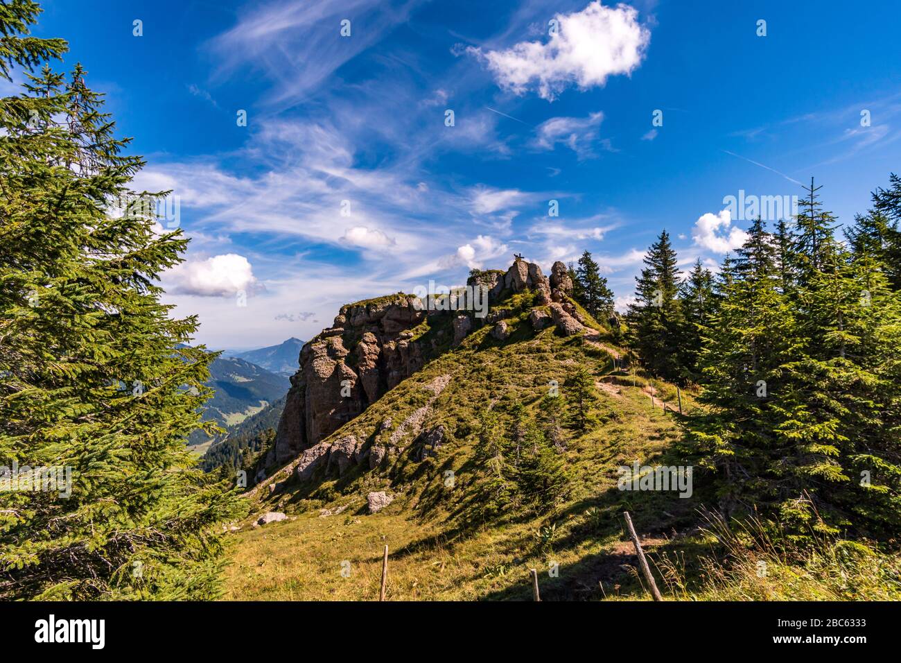 Fantastic hike at Balderschwang in the Allgau Stock Photo - Alamy
