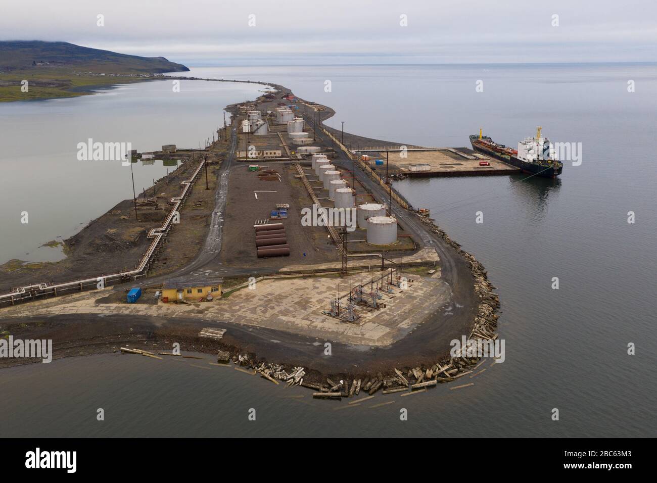 Pevek port hi-res stock photography and images - Alamy