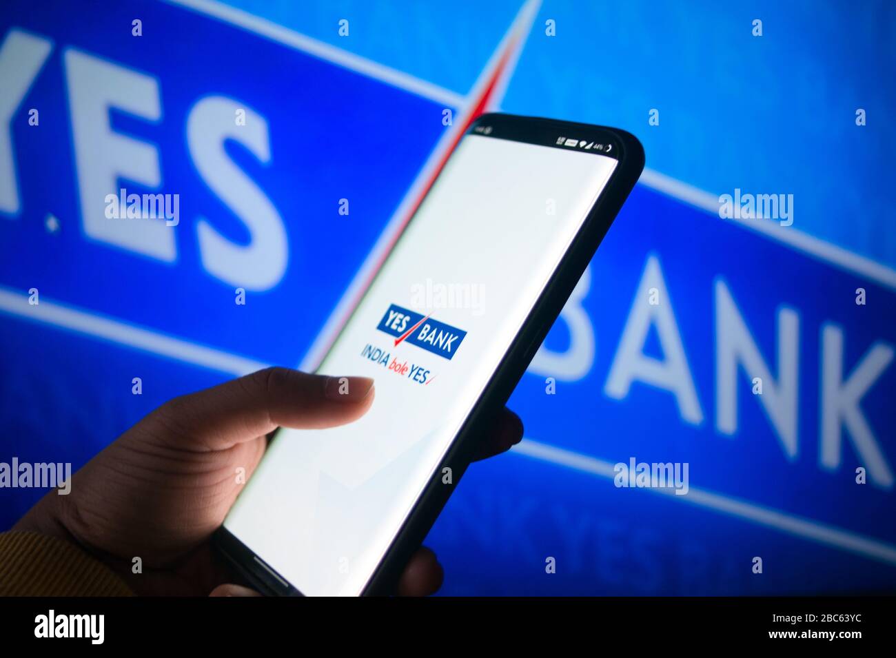 Yes bank logo hi-res stock photography and images - Alamy