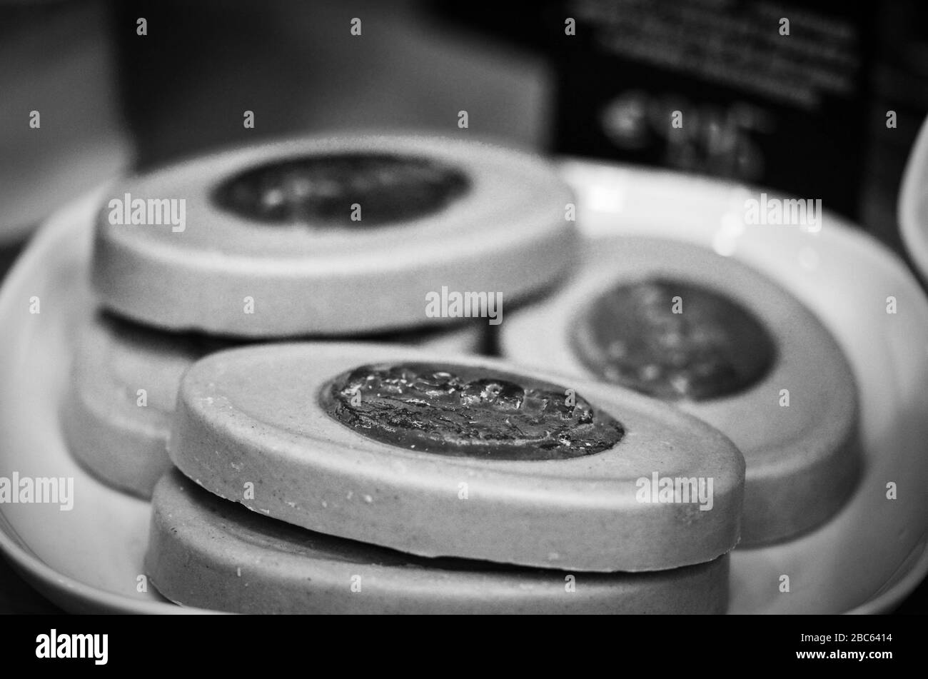 Home made products Black and White Stock Photos & Images - Alamy