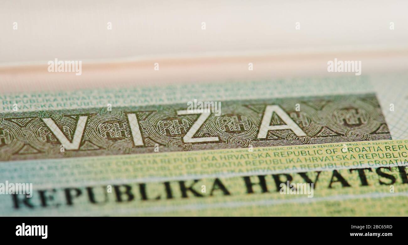 Schengen visa passport stamp hi-res stock photography and images - Alamy