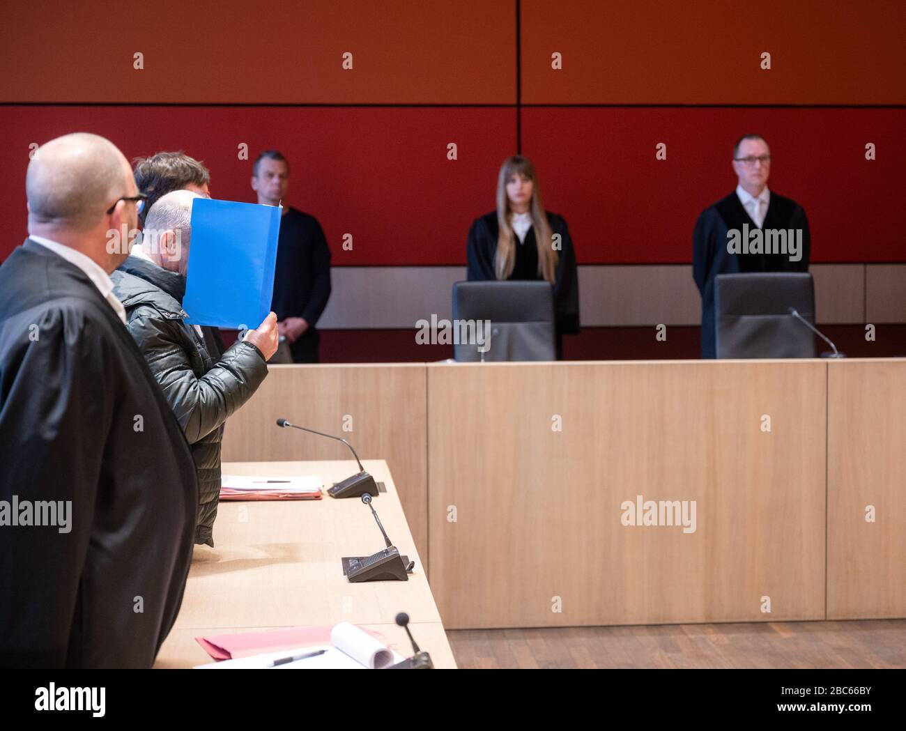 Judge hides his face hi-res stock photography and images - Alamy