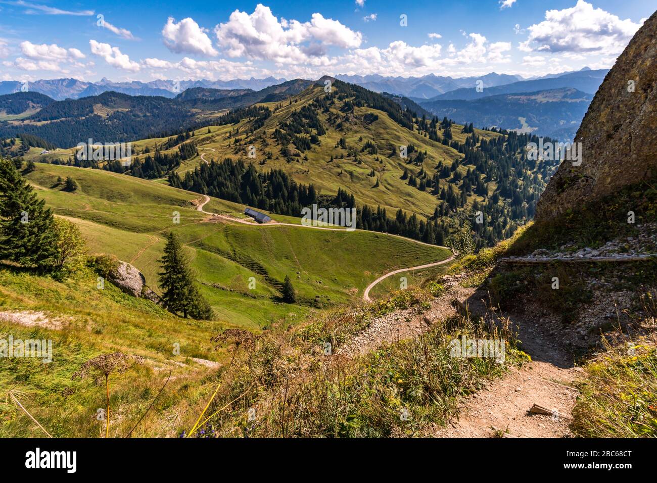 Fantastic hike at Balderschwang in the Allgau Stock Photo - Alamy