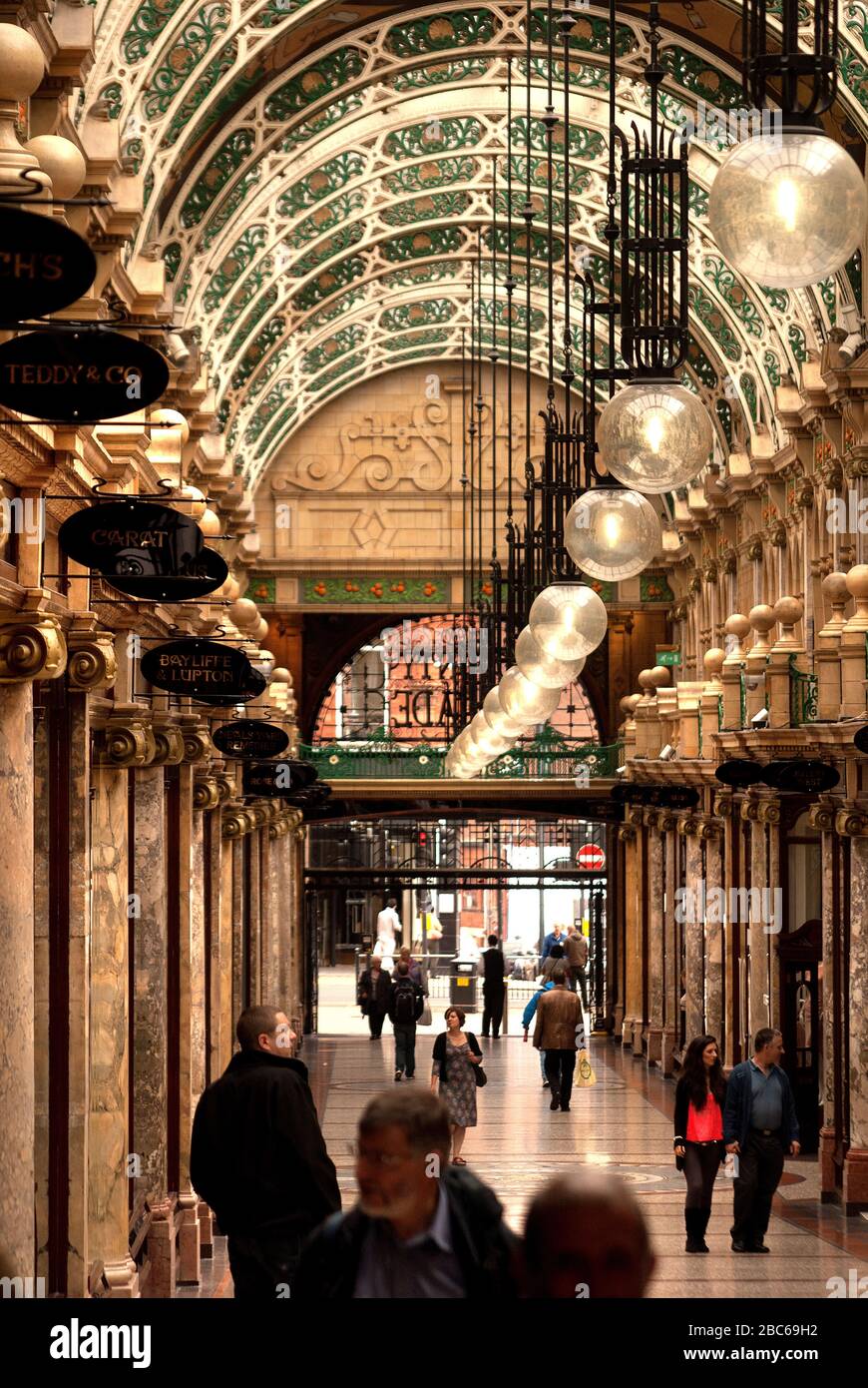 The Victoria Quarter, Leeds Stock Photo - Alamy