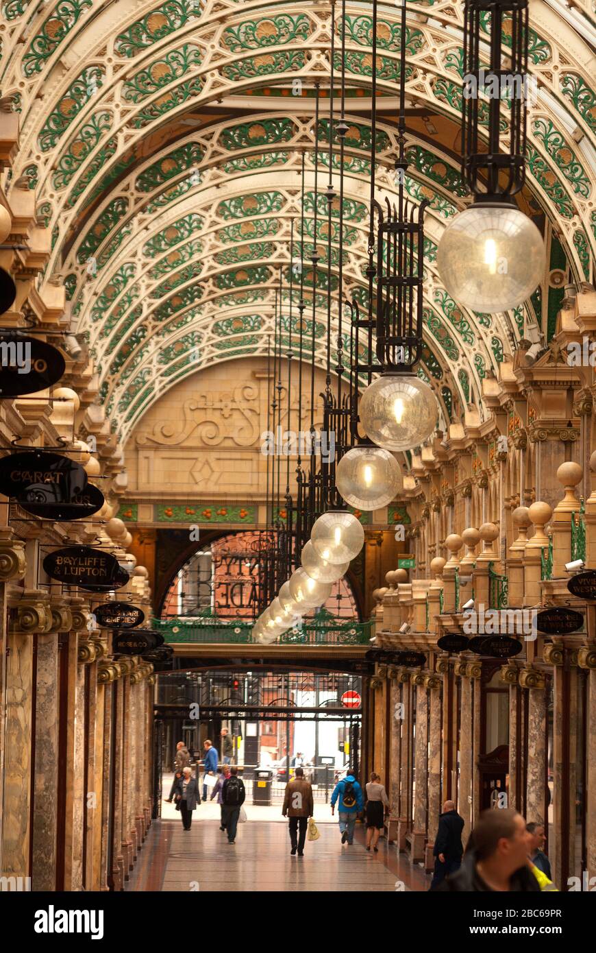 The Victoria Quarter, Leeds Stock Photo - Alamy