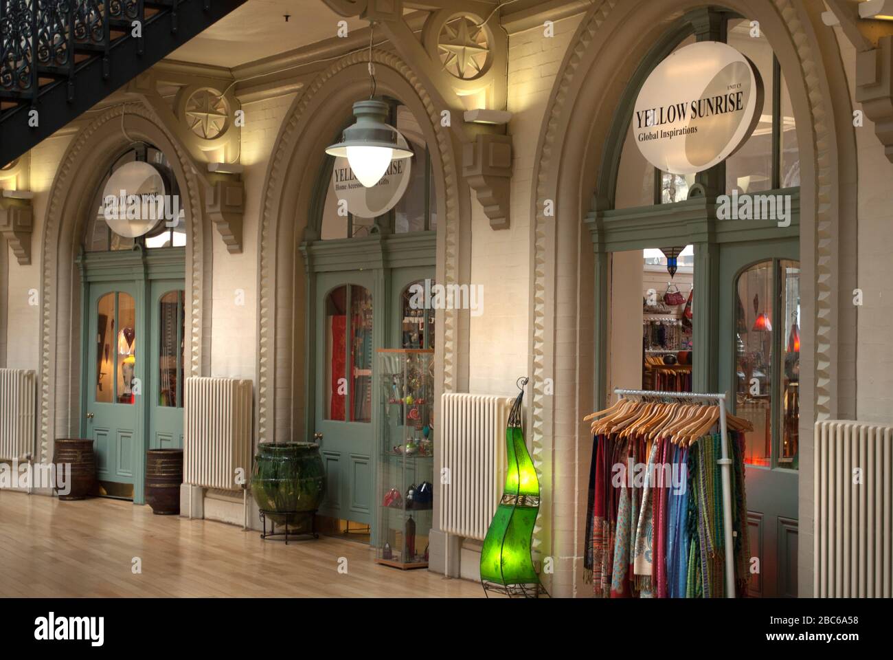 Shops in the Corn Market, Leeds Stock Photo - Alamy