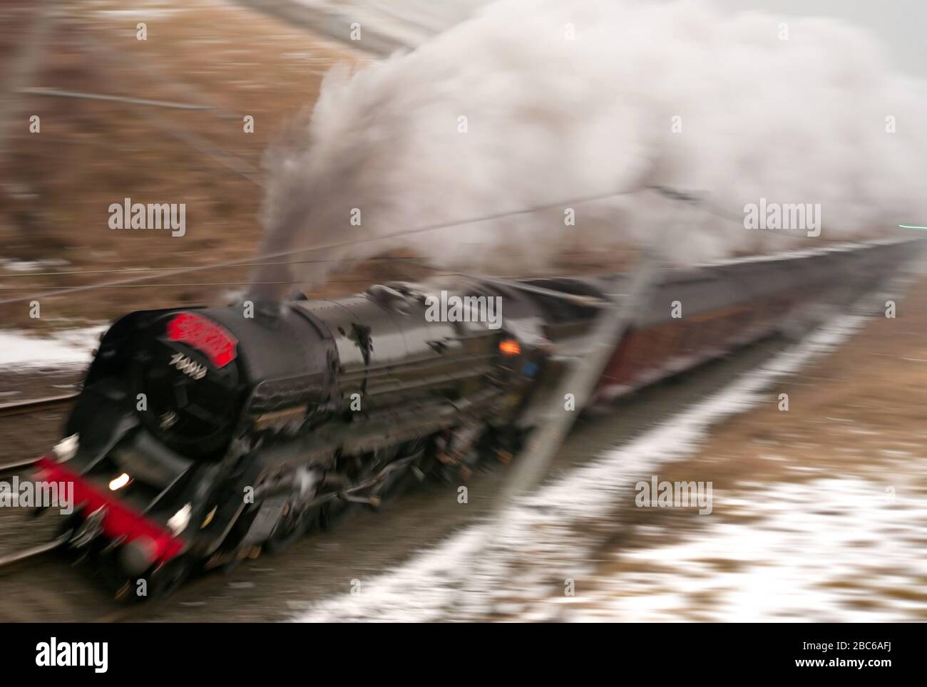 Oliver cromwell 70013 steam locomotive hi-res stock photography and ...
