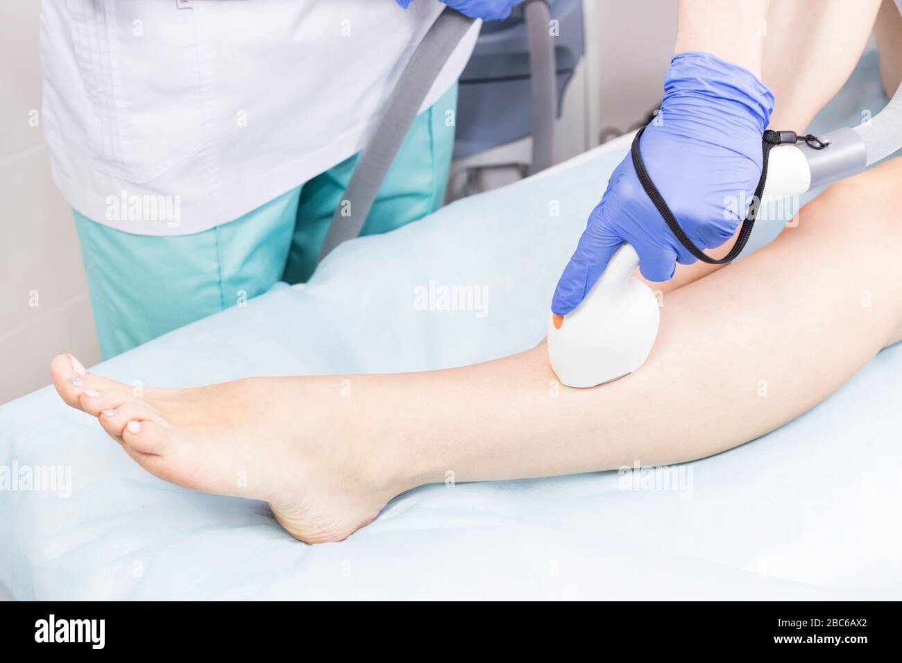 The procedure for depilation of female parts of the body with a laser ...