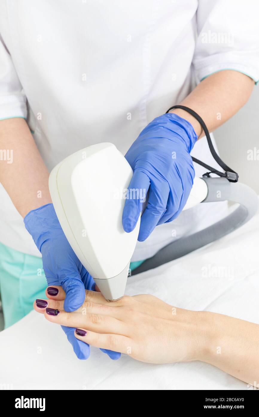 The procedure for depilation of female parts of the body with a laser ...