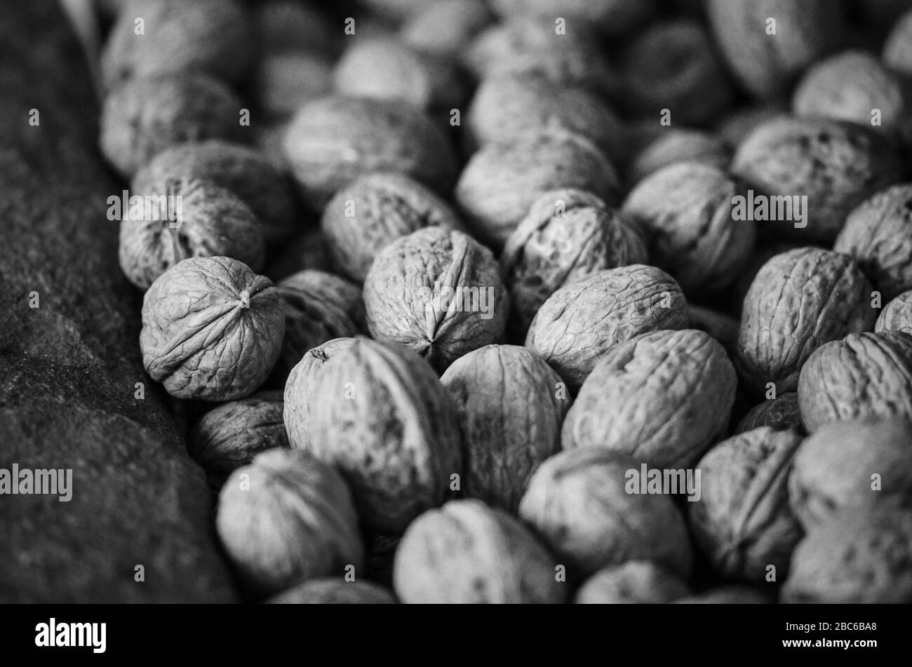 natural full nuts close up view Stock Photo - Alamy