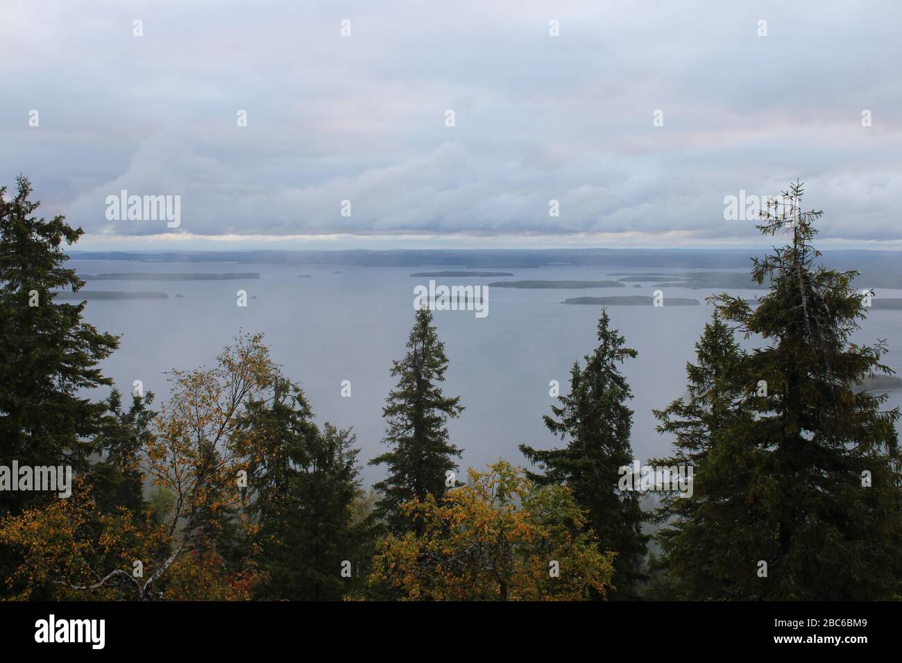 A view from Ukko-Koli over Pielinen, Lieksa, Finland Stock Photo - Alamy