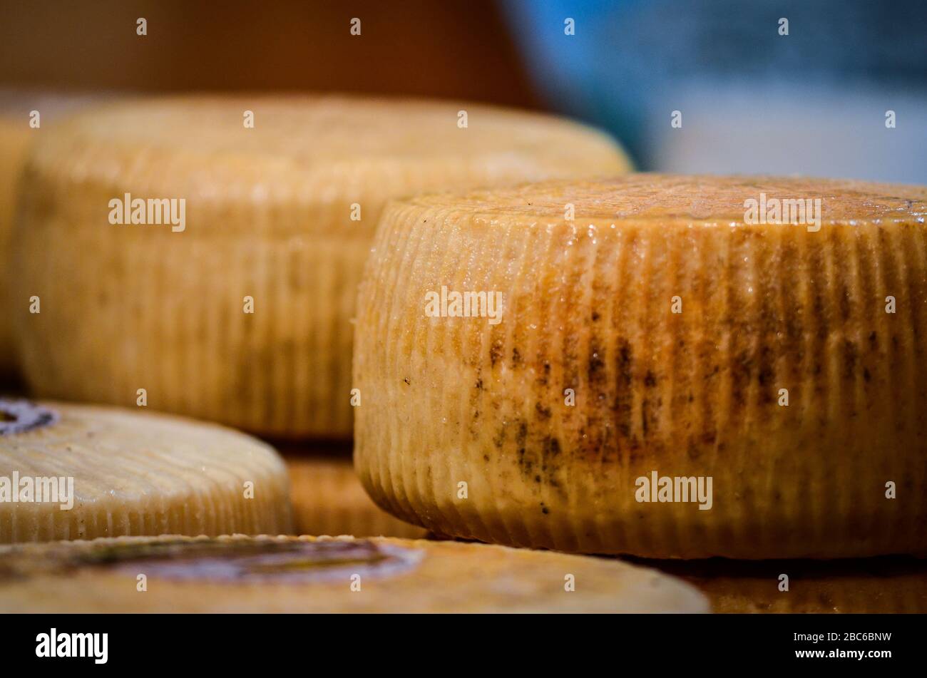 mix of artisanal cheese close up view Stock Photo - Alamy