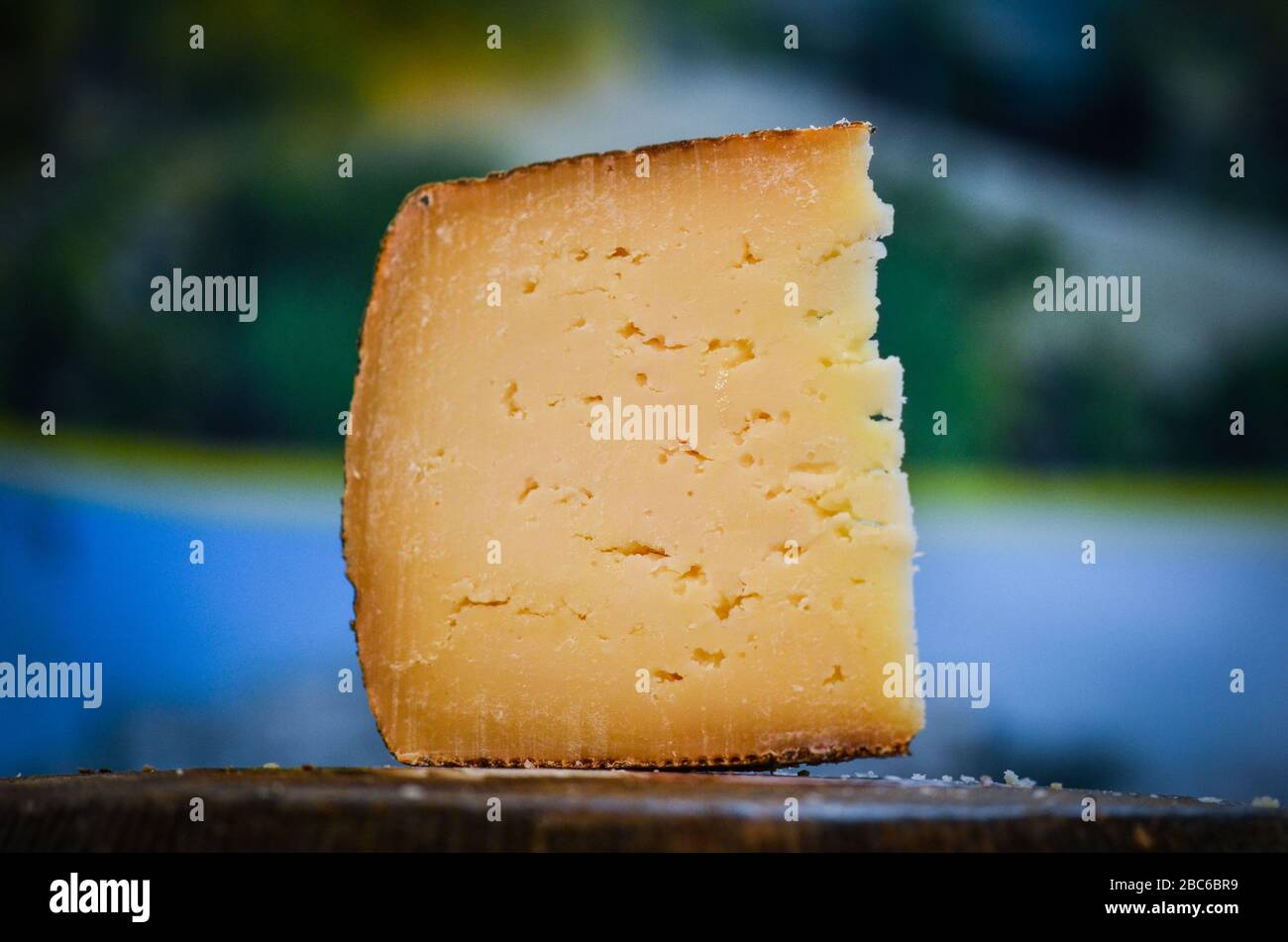 mix of artisanal cheese close up view Stock Photo - Alamy