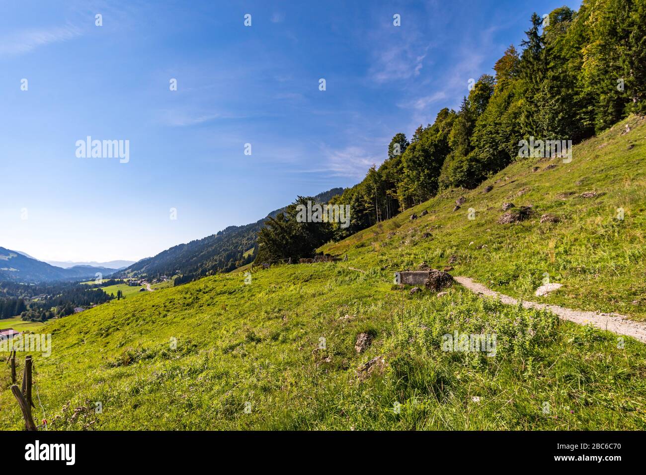Fantastic hike at Balderschwang in the Allgau Stock Photo - Alamy