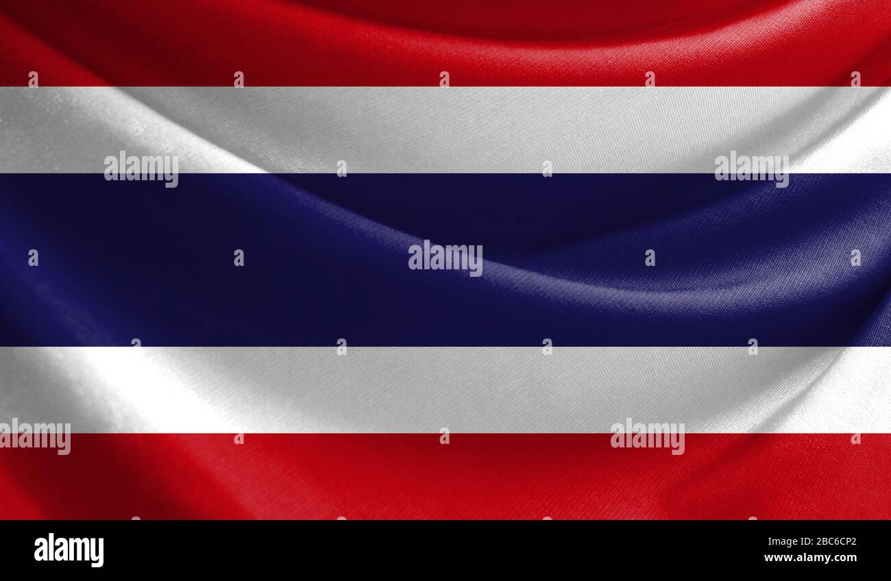 Realistic flag of Costa Rica on the wavy surface of fabric Stock Photo ...