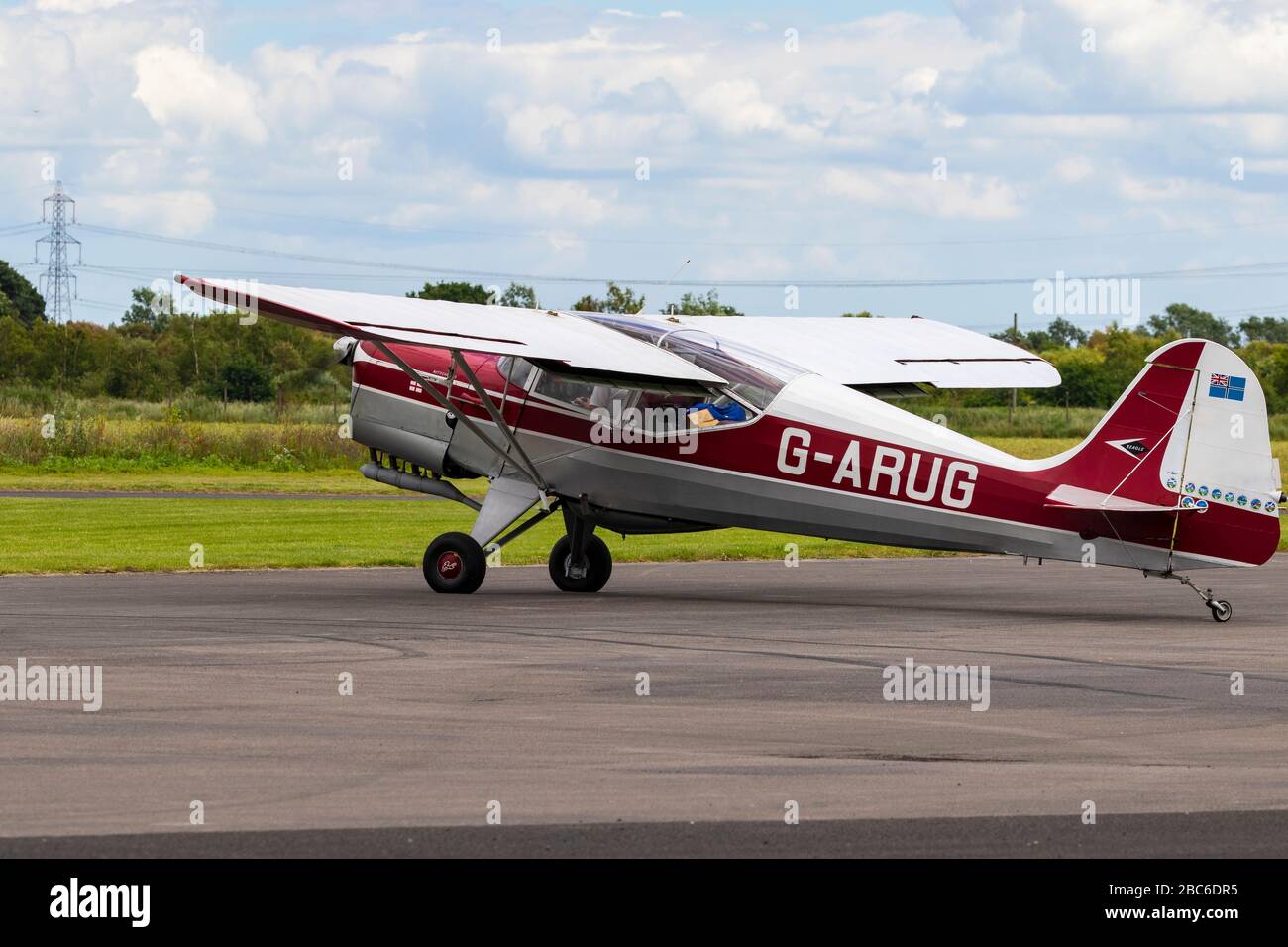 Auster J5G Autocar G-ARUG Stock Photo - Alamy