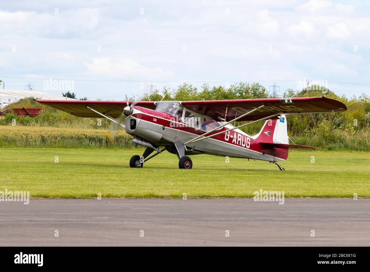 Auster J5G Autocar G-ARUG Stock Photo - Alamy
