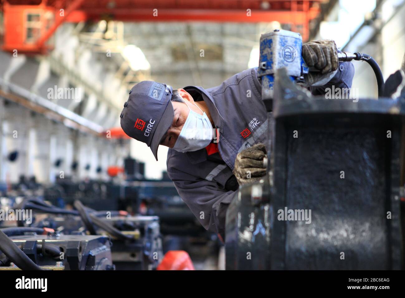 Chinese diesel locomotives hi-res stock photography and images - Alamy