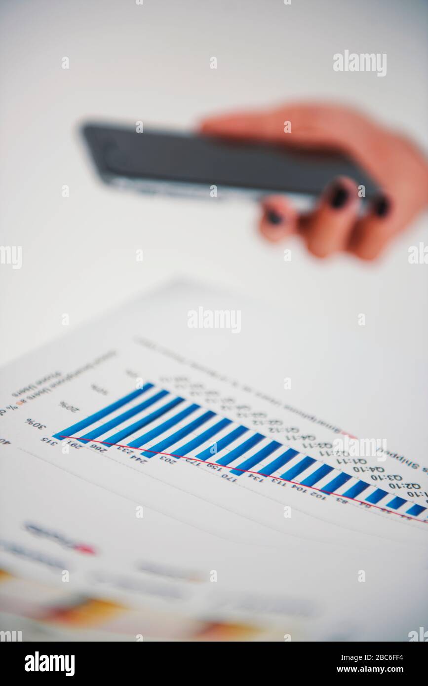 Working with charts hi-res stock photography and images - Alamy