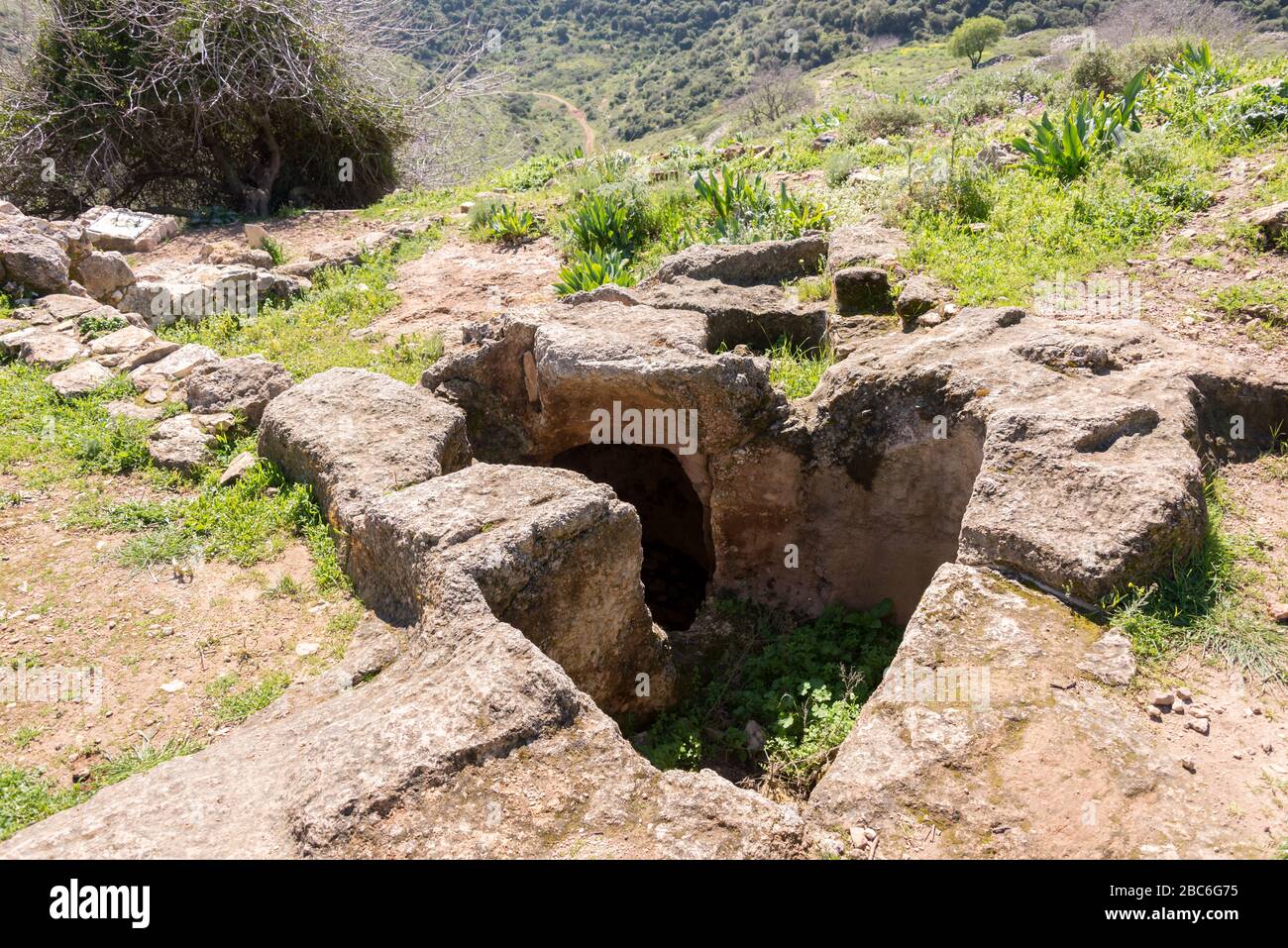 Tel Yodfat National Park, Israel Stock Photo - Alamy