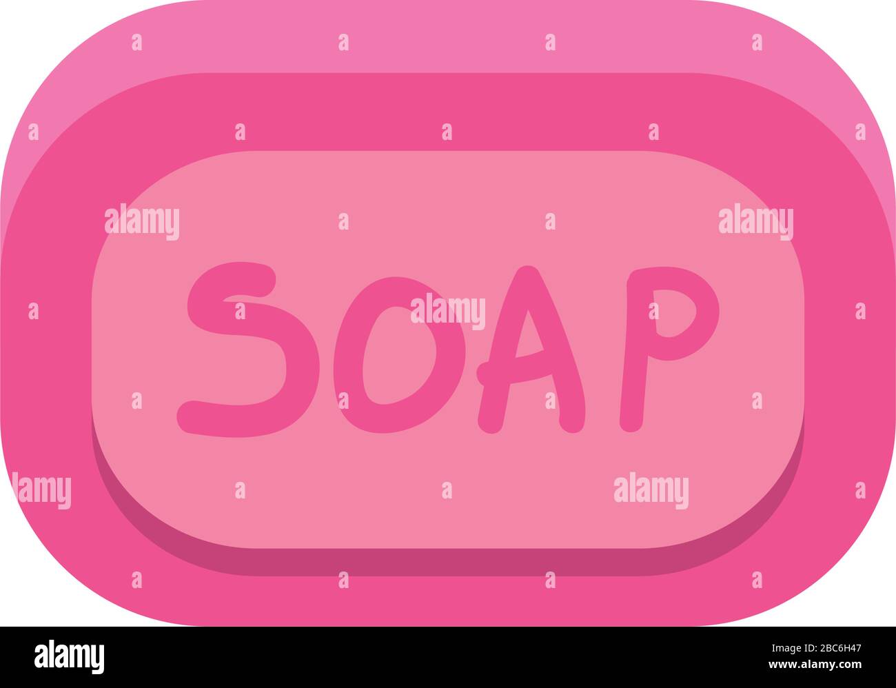 soap bar flat style icon design, Cleaning service wash home hygiene ...