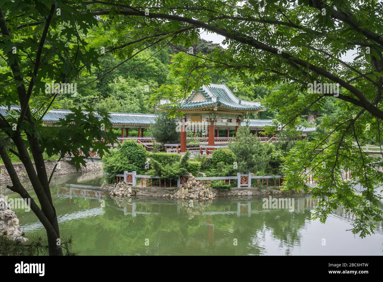 Ryongak Hill "Dragon Hill" Pyongyang, North Korea Stock Photo - Alamy