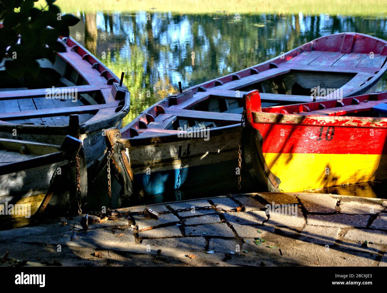Lake boats on park of Bom Jesus in Braga (Portugal) World Heritage ...