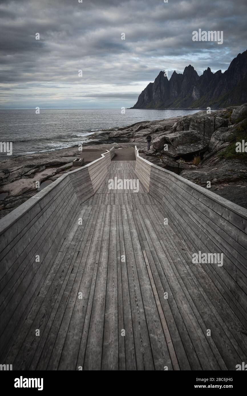 Rock formation in Norway Stock Photo - Alamy