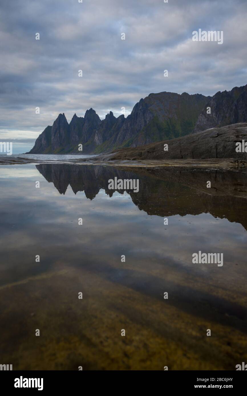 Rock formation in Norway Stock Photo - Alamy