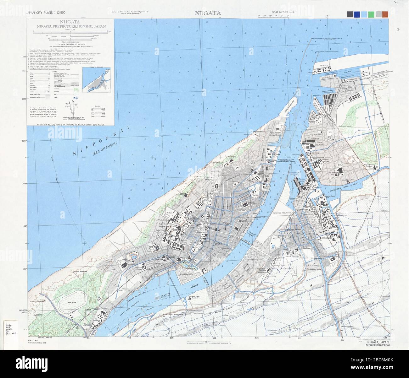 Map of niigata hi-res stock photography and images - Alamy