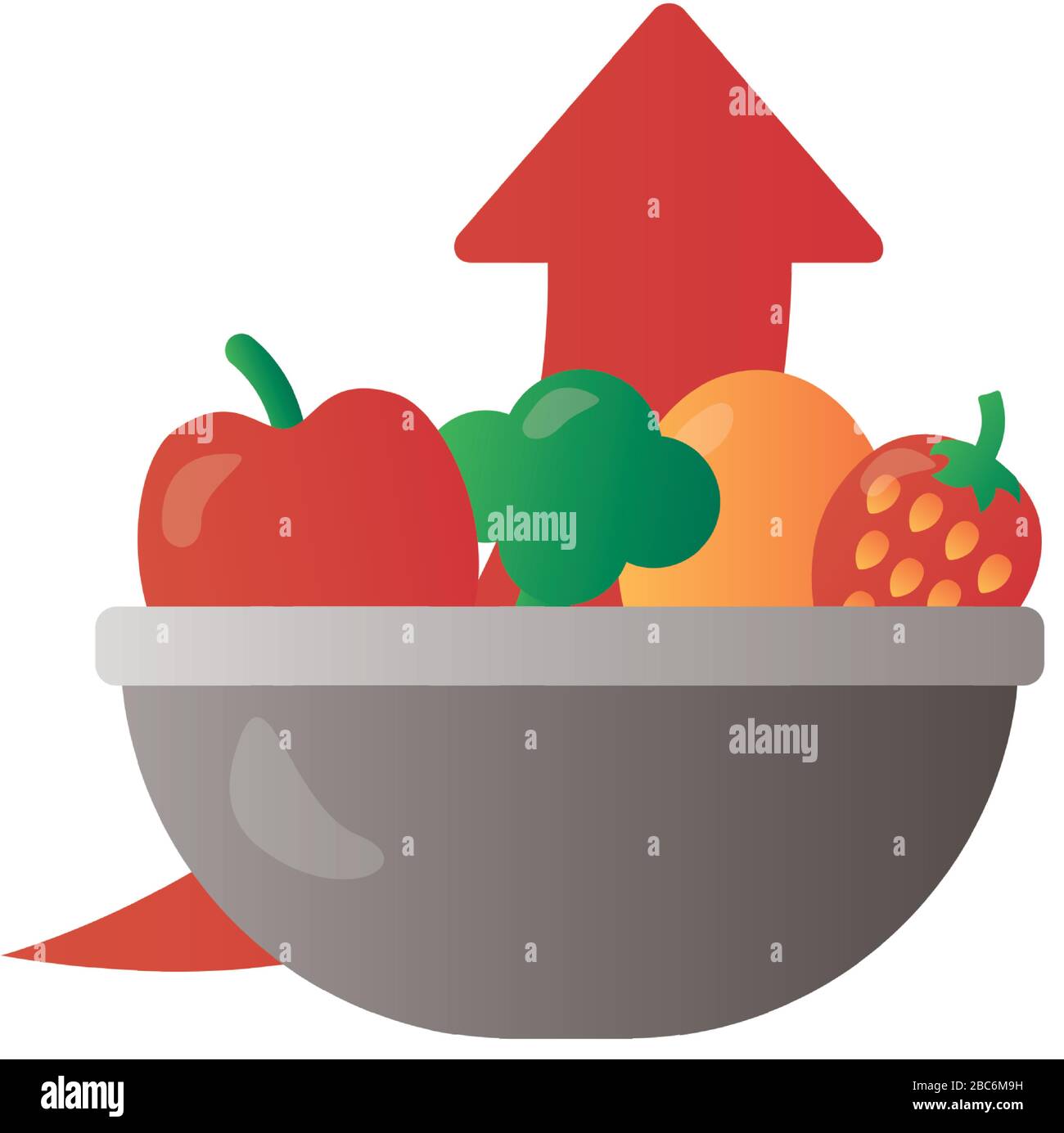 Arrow, apple, fruit Stock Vector Images - Alamy