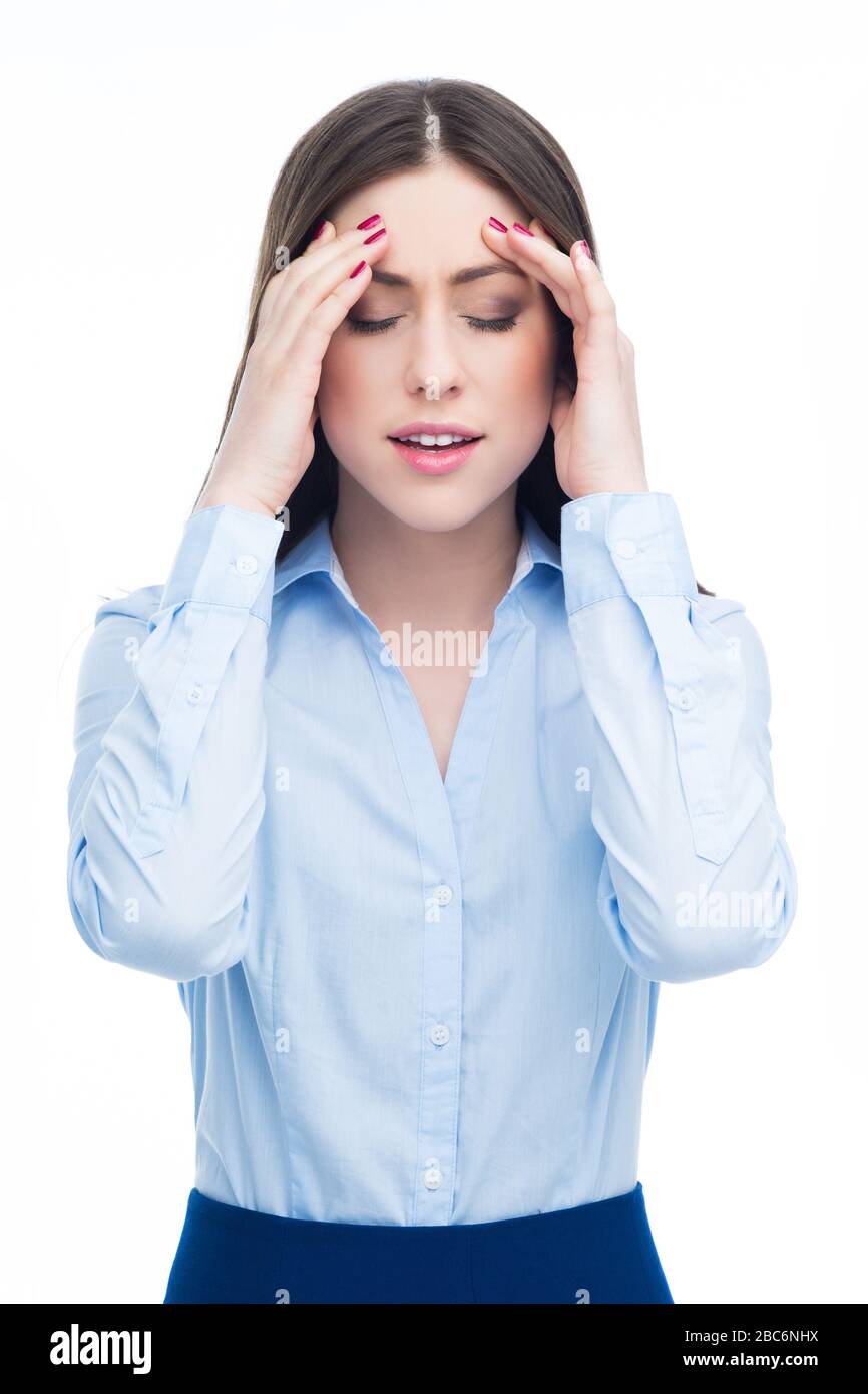 Young stressed out office hi-res stock photography and images - Alamy