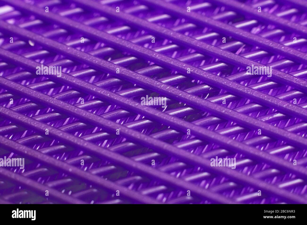 Violet plastic lattice close up, abstract background oer texture Stock ...