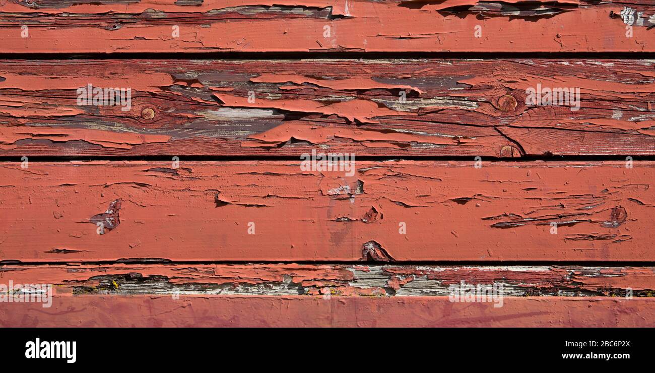 fading red paint old wooden building exterior wood floor texture ...