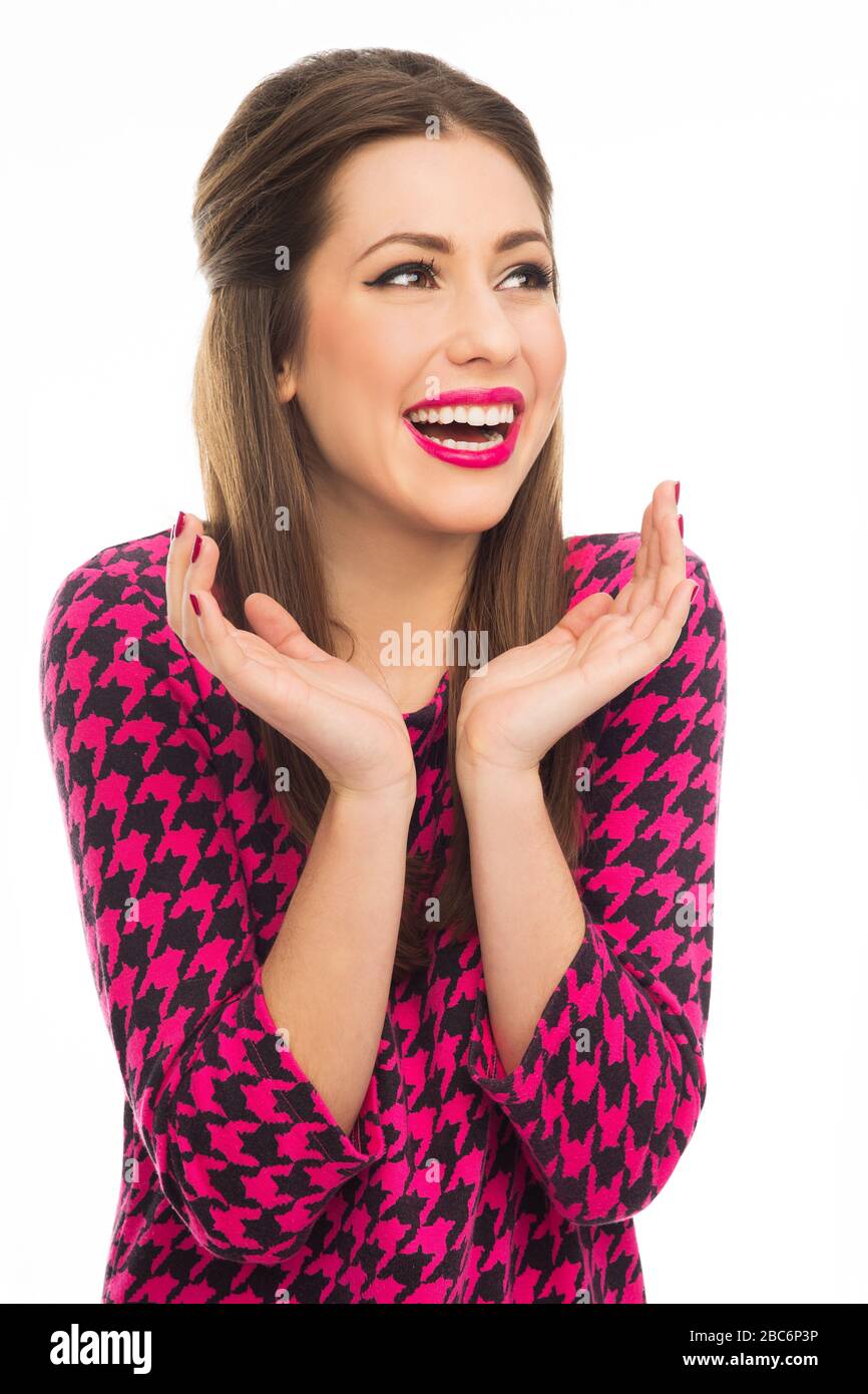 Pin-Up Girl Posing Stock Photo - Alamy